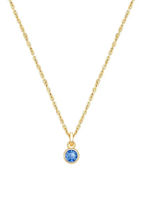 TINY BLESSINGS 14k Gold Birthstone Necklace - September