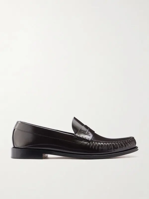 TOM FORD Polished-leather Loafers