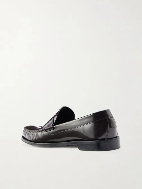 TOM FORD Polished-leather Loafers