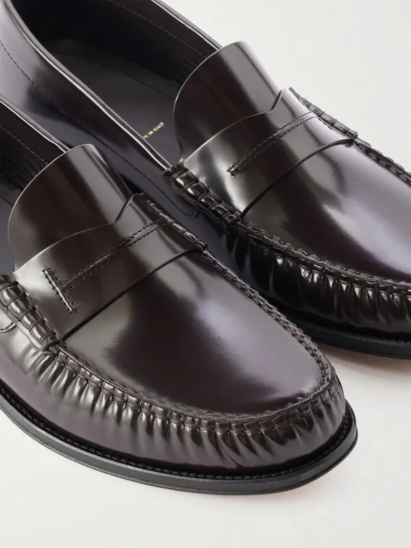 TOM FORD Polished-leather Loafers
