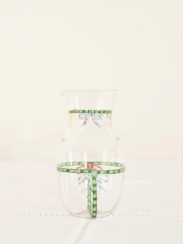 LOBMEYR Alpha Bow Painted Crystal Glass Pitcher