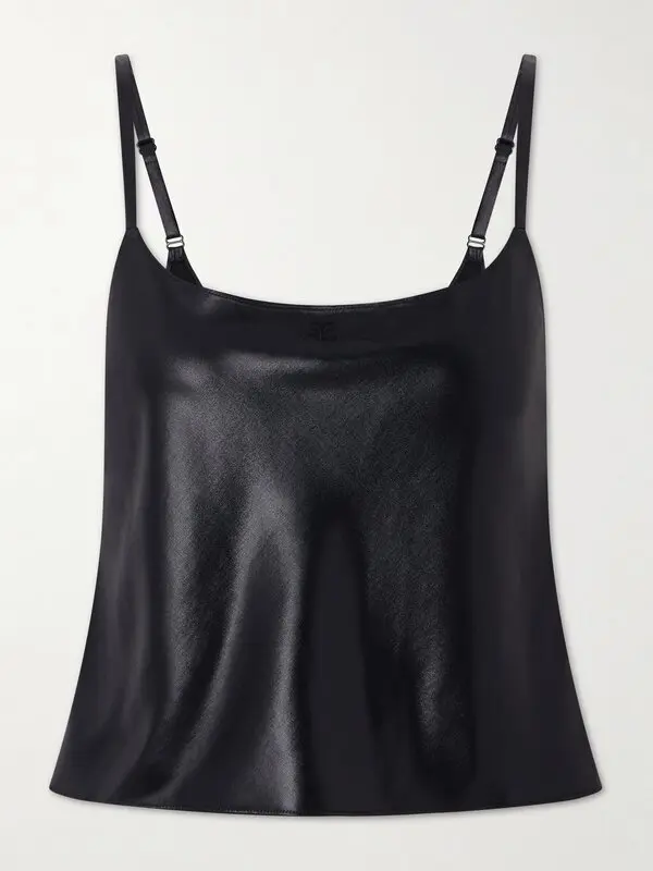 COURREGES Satin Camisole Top