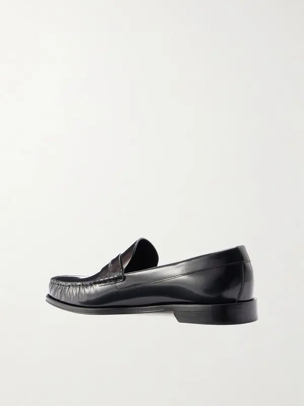 TOM FORD Polished Leather Loafers