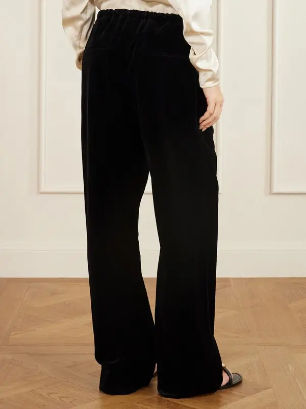 COLLEEN ALLEN Cotton-velvet Relaxed Fit Pants