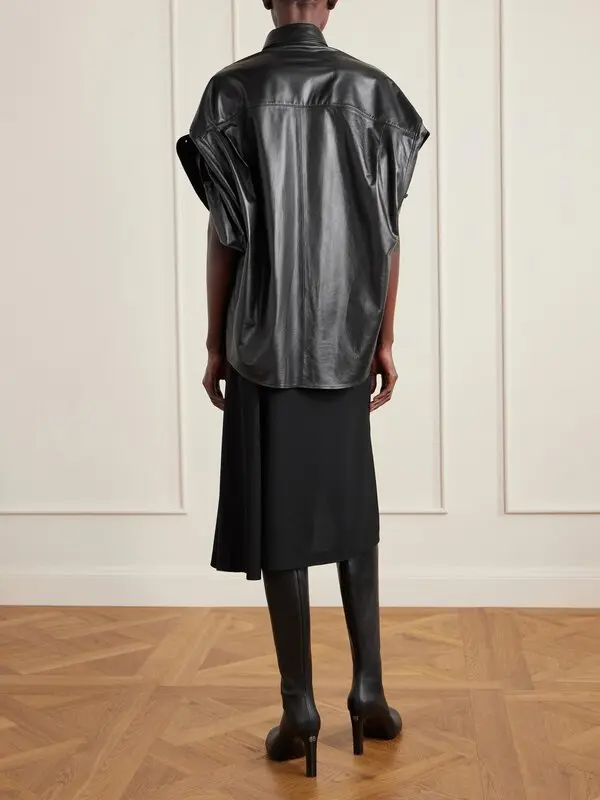 Balenciaga Leather Shirt