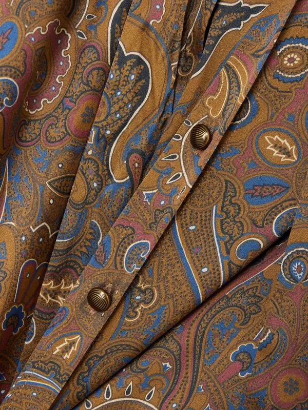 Veronica Beard Francine Paisley-print Silk-blend Blouse