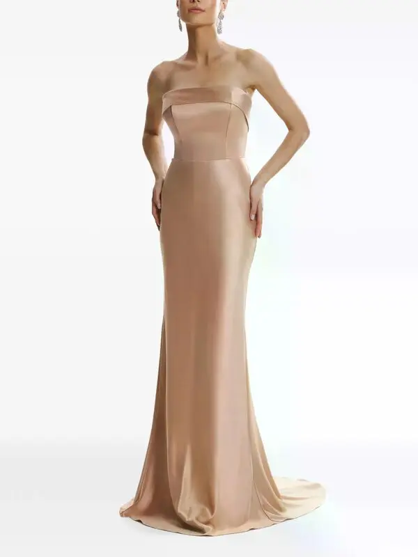 FRAMBOISE Dhara Strapless Maxi Dress