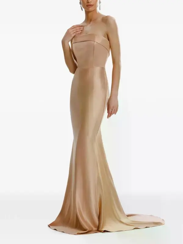FRAMBOISE Dhara Strapless Maxi Dress