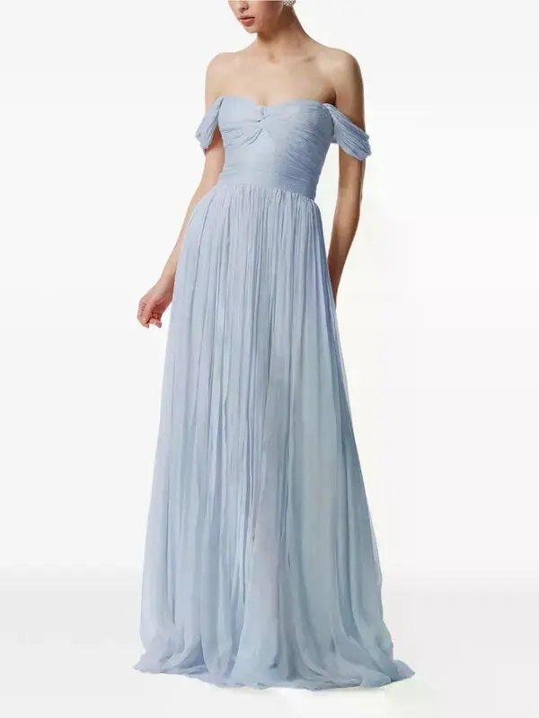 FRAMBOISE Roselyn Off-shoulder Maxi Dress