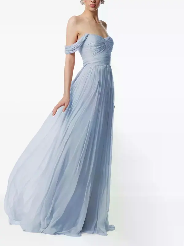 FRAMBOISE Roselyn Off-shoulder Maxi Dress