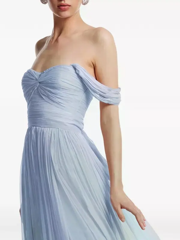 FRAMBOISE Roselyn Off-shoulder Maxi Dress