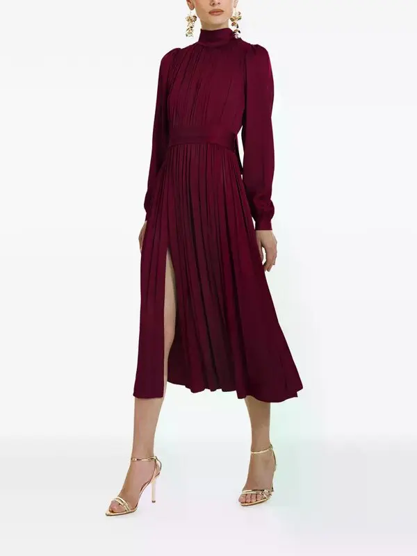 FRAMBOISE Otello Mock-neck Midi Dress