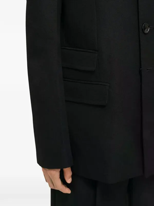 AMI Paris New Wool Single Breasted Straight Jacket