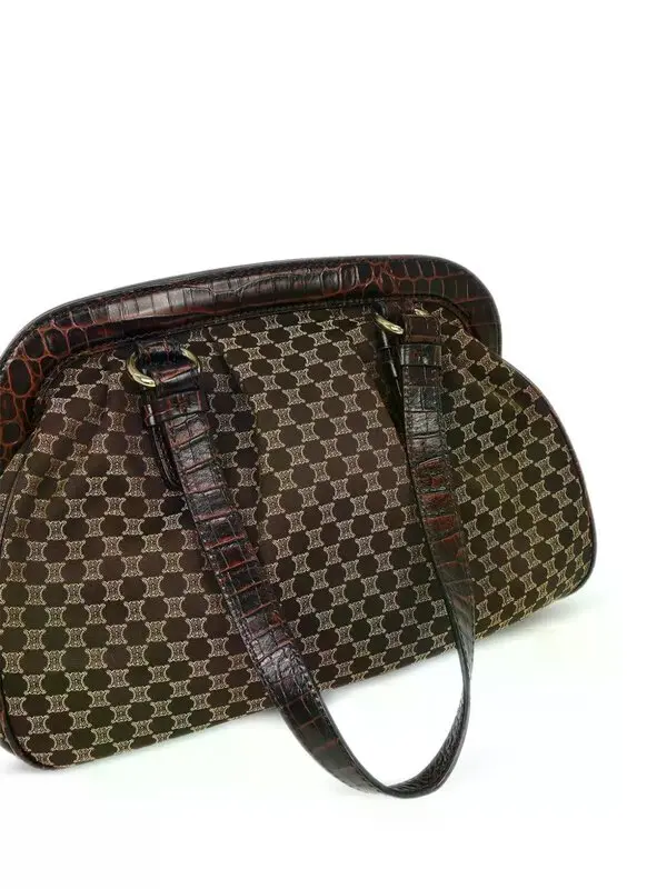 Celine 1990s-2000s Macadam Handle Handbag