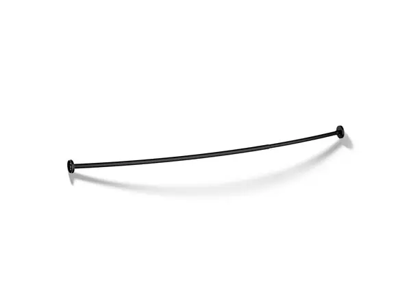 KOHLER Expanse Curved Shower Rod - Matte Black