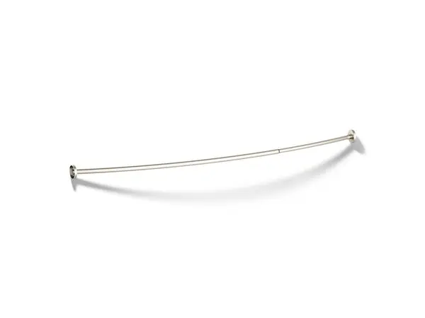 KOHLER Expanse Curved Shower Rod - Vibrant Brushed Nickel