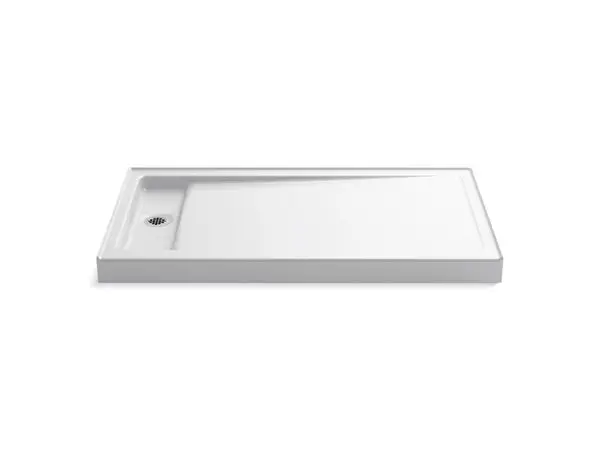 KOHLER Bellwether 60" X 34" Alcove Shower Base, Left Offset Drain - One-color