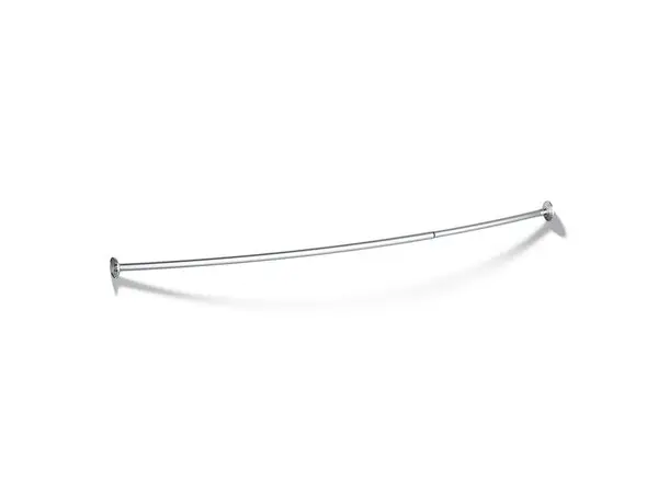 KOHLER Expanse Curved Shower Rod - Polished Stainless