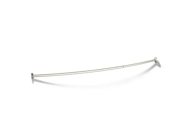 KOHLER Expanse Curved Shower Rod - Vibrant Brushed Nickel