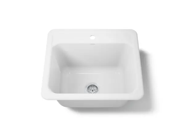 KOHLER Glen Falls 25" Top-/undermount Single-bowl Utility Sink - One-color