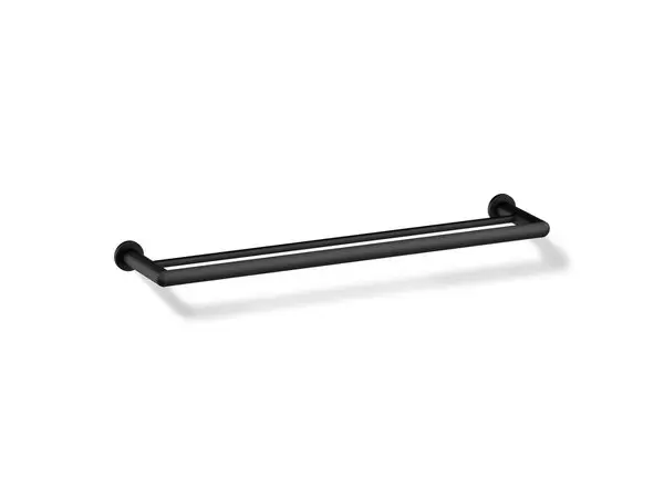 KOHLER Kumin 24" Double Towel Bar - Matte Black