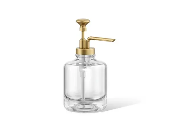 KOHLER Artifacts Soap Dispenser - Vibrant Brushed Moderne Brass
