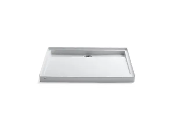 KOHLER Groove 48" X 36" Alcove Shower Base, Rear Center Drain - One-color
