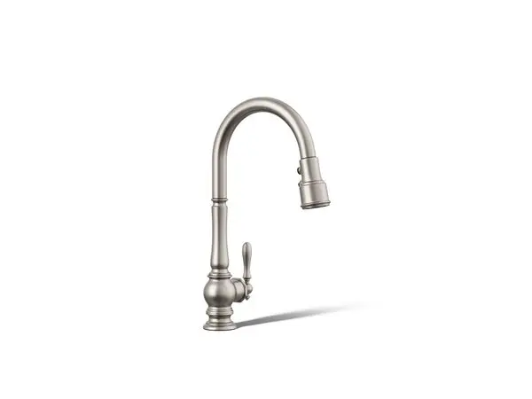 KOHLER Artifacts Pull-down Kitchen Sink Faucet With Three-function Sprayhead - One-color