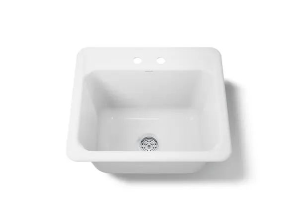 KOHLER Glen Falls 25" Top-/undermount Single-bowl Utility Sink - One-color