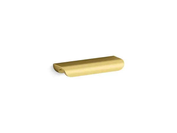 KOHLER Avid 3" Cabinet Pull - Vibrant Brushed Moderne Brass