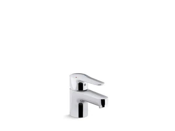 KOHLER July Centerset Commercial Lavatory Faucet With Ground Joints, Grid Drain, 0.5 Gpm Spray And 3-1/4" Lever Handle - One-color