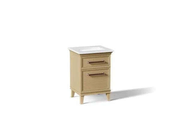 KOHLER Artifacts 24" Bathroom Vanity Cabinet With Sink And Quartz Top - One-color