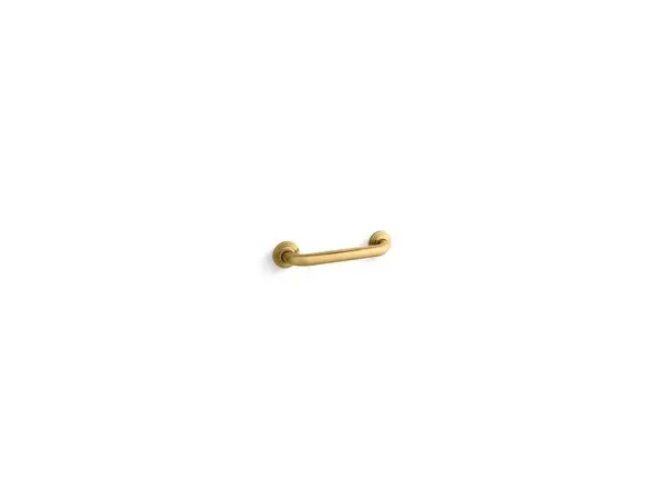 KOHLER Traditional 12" Grab Bar - Vibrant Brushed Moderne Brass