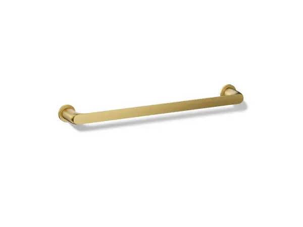 KOHLER Avid 18" Towel Bar - Vibrant Brushed Moderne Brass