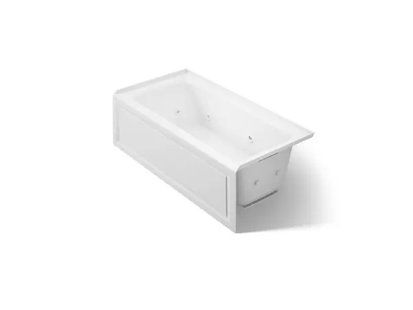 KOHLER Archer 60" X 30" Alcove Whirlpool Bath, Right Drain - One-color