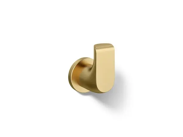 KOHLER Avid Robe Hook - Vibrant Brushed Moderne Brass