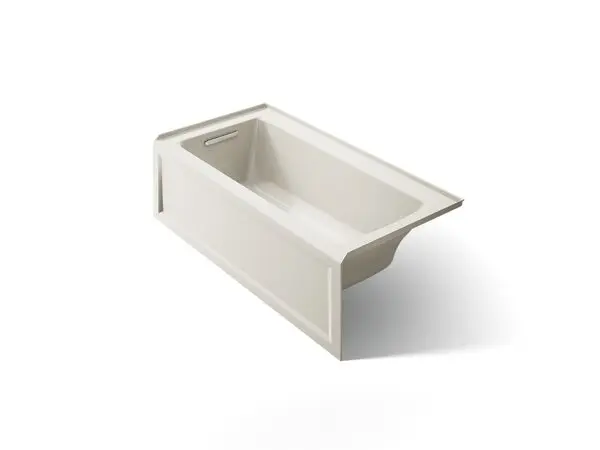KOHLER Archer 60" X 30" Alcove Bath, Left Drain - One-color