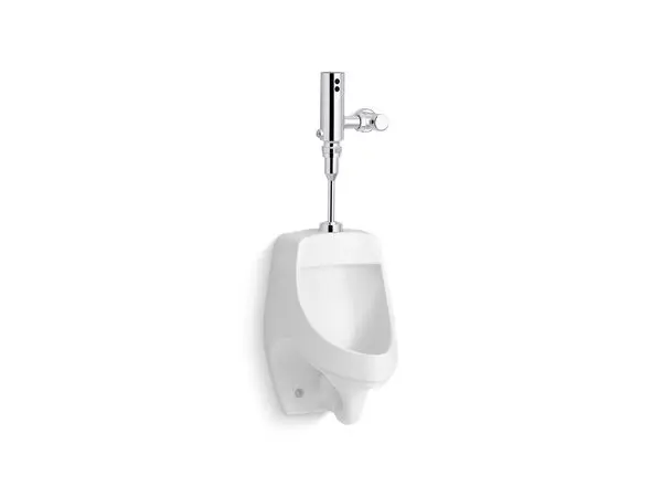 KOHLER Dexter Antimicrobial Urinal With Mach Tripoint Touchless Dc 0.5 Gpf Flushometer - One-color