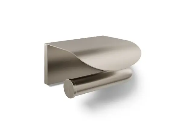 KOHLER Avid Covered Toilet Paper Holder - Vibrant Brushed Nickel
