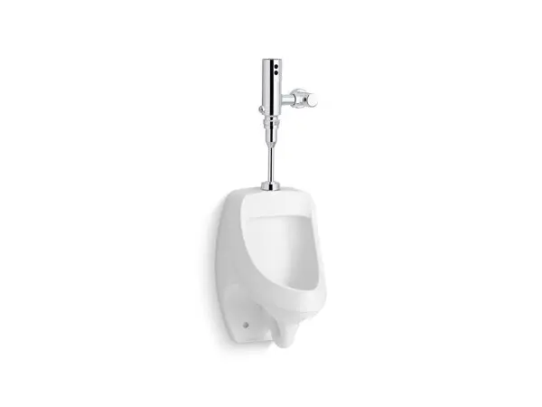 KOHLER Dexter Antimicrobial Urinal With Mach Tripoint Touchless Dc 0.125 Gpf Flushometer - One-color