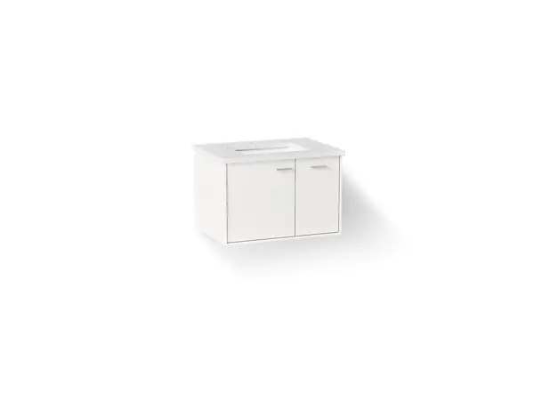 KOHLER Jute 31" Wall-hung Bathroom Vanity Cabinet With Sink And Quartz Top - One-color