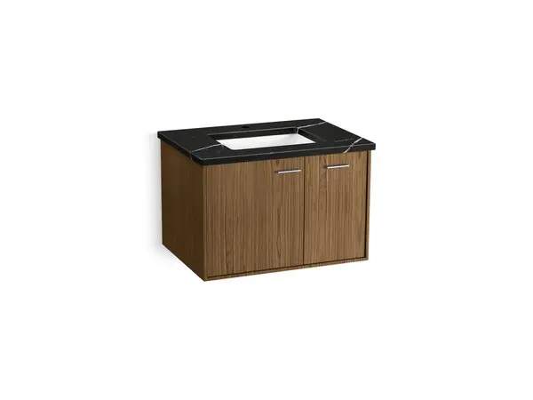 KOHLER Jute 30" Wall-hung Bathroom Vanity Cabinet With Sink And Quartz Top - One-color