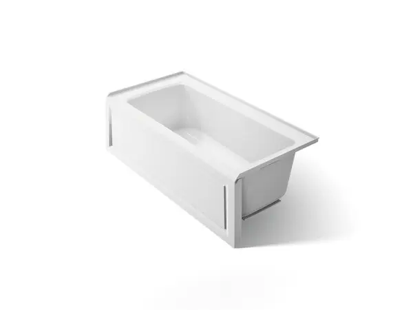 KOHLER Archer 60" X 30" Alcove Bath With Bask Heated Surface, Right Drain - One-color
