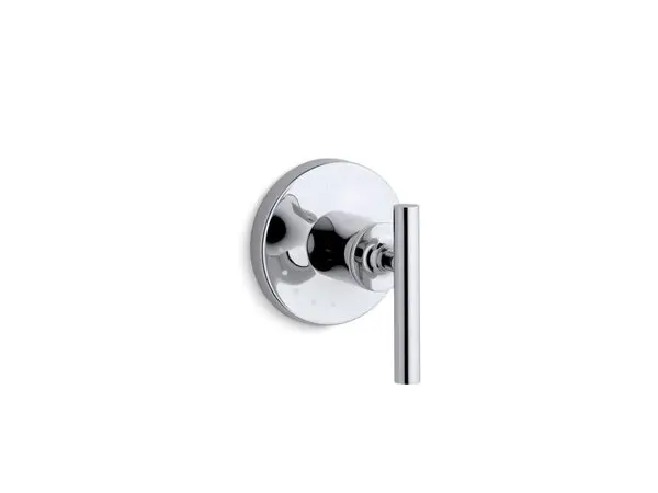 KOHLER Purist Mastershower Volume Control Valve Trim With Lever Handle - Polished Chrome