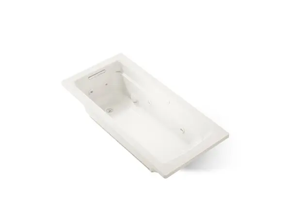 KOHLER Archer 66" X 32" Drop-in Heated Whirlpool Bath - One-color