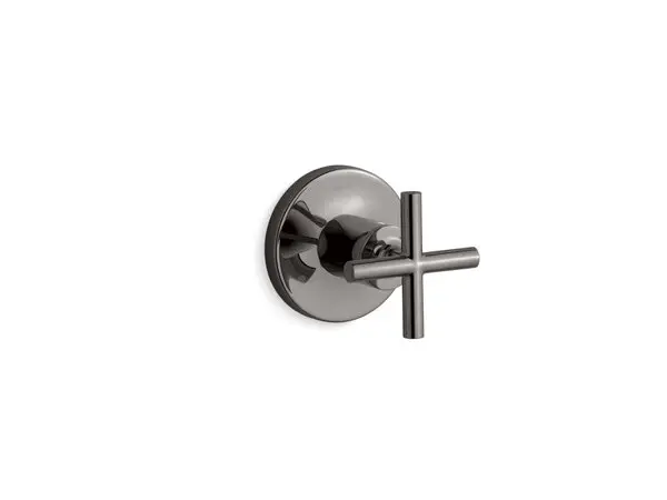 KOHLER Purist Mastershower Transfer Valve Trim With Cross Handle - Vibrant Titanium