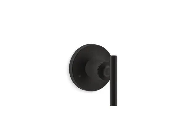 KOHLER Purist Mastershower Transfer Valve Trim With Lever Handle - Matte Black