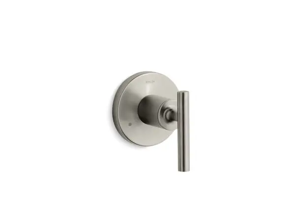 KOHLER Purist Mastershower Transfer Valve Trim With Lever Handle - Vibrant Brushed Nickel