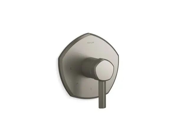 KOHLER Occasion Mastershower Temperature Control Valve Trim With Lever Handle - Vibrant Brushed Nickel