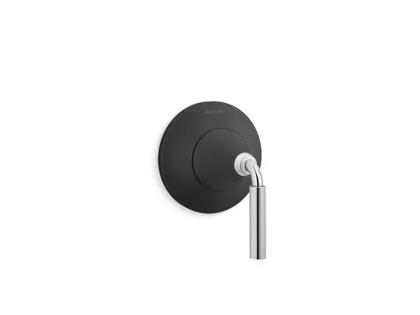 KOHLER Tone Mastershower Transfer Valve Trim - Polished Chrome With Matte Black
